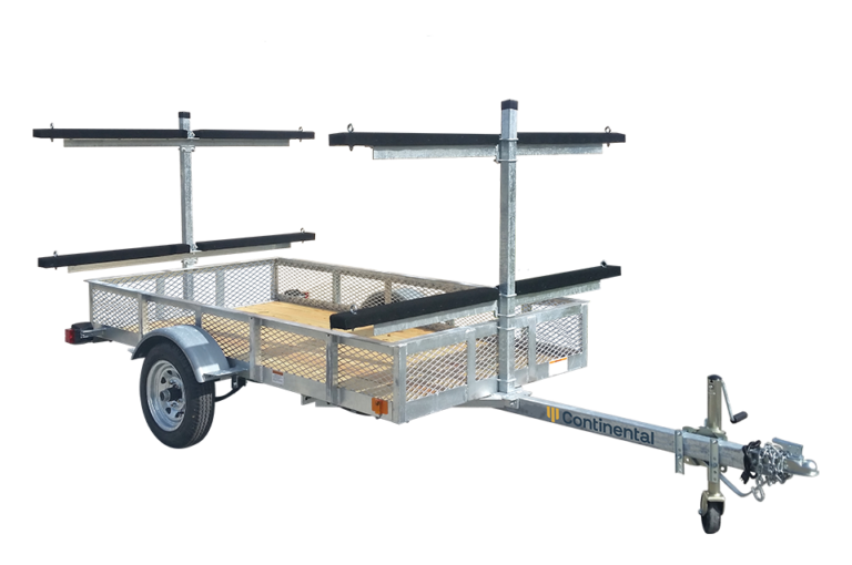 Galvanized Canoe & Kayak Trailers | Continental Trailers